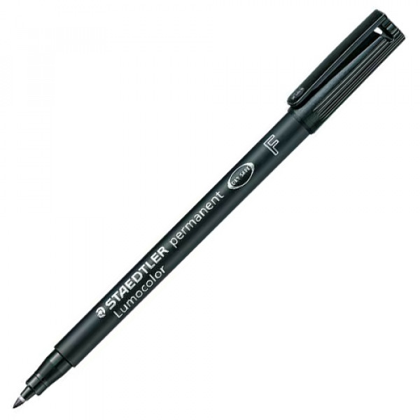 Black Permanent Marker | Lumocolor Pen | Stationary & Orders | ODIN ...